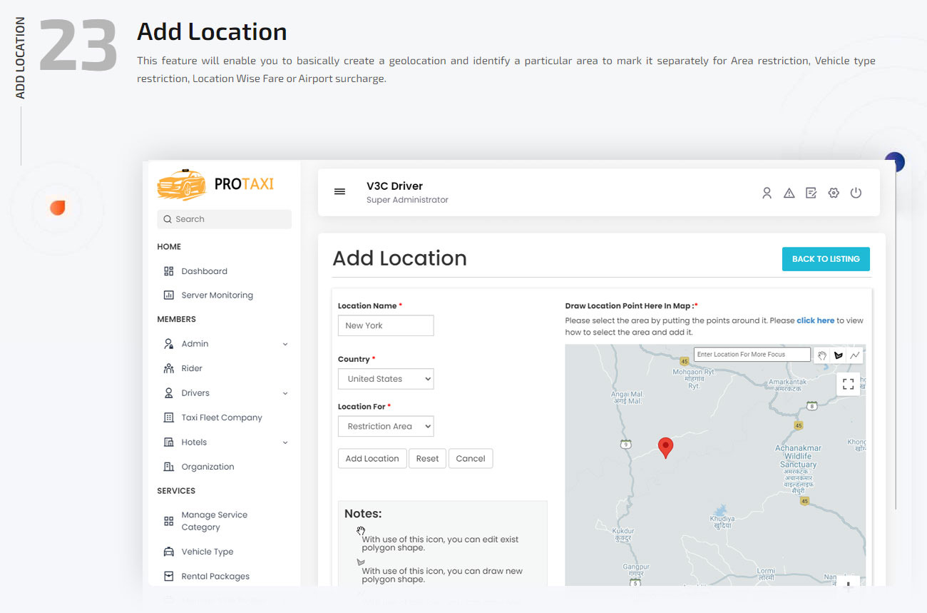 Uber Clone App Admin Panel Visuals