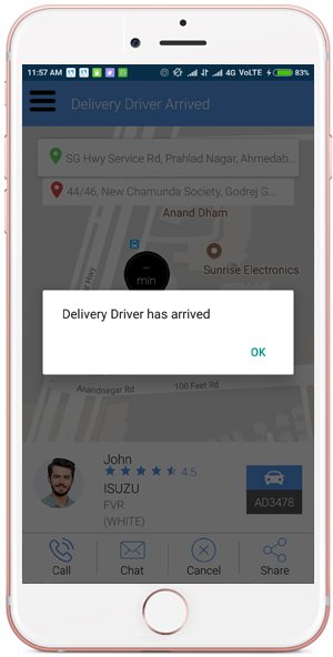 Postmates clone, Parcel delivery app, Uber delivery clone